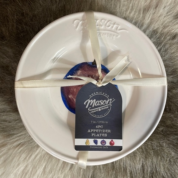 Mason | Dining | Nwt Mason Crafts More Produce Fruit 7 Appetizer Plates ...